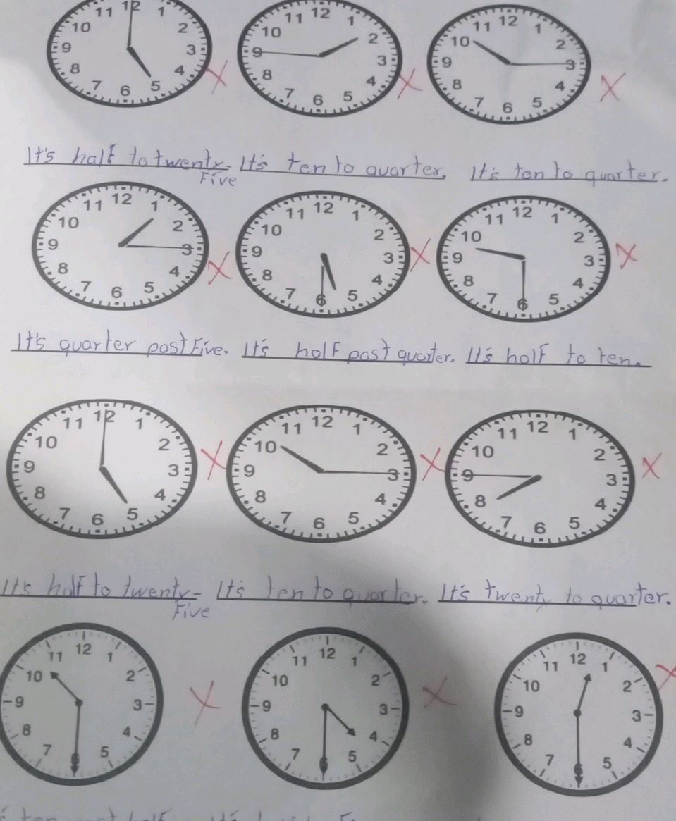 The image contains clocks and time-related | StudyX