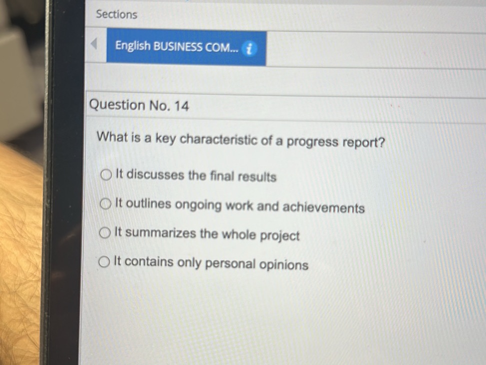 Question No. 14 What is a key | StudyX
