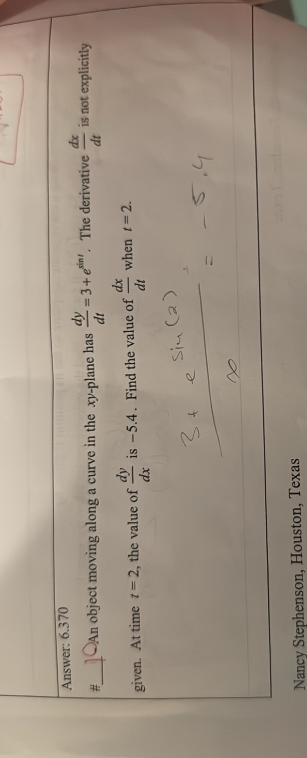 An object moving along a curve in the | StudyX