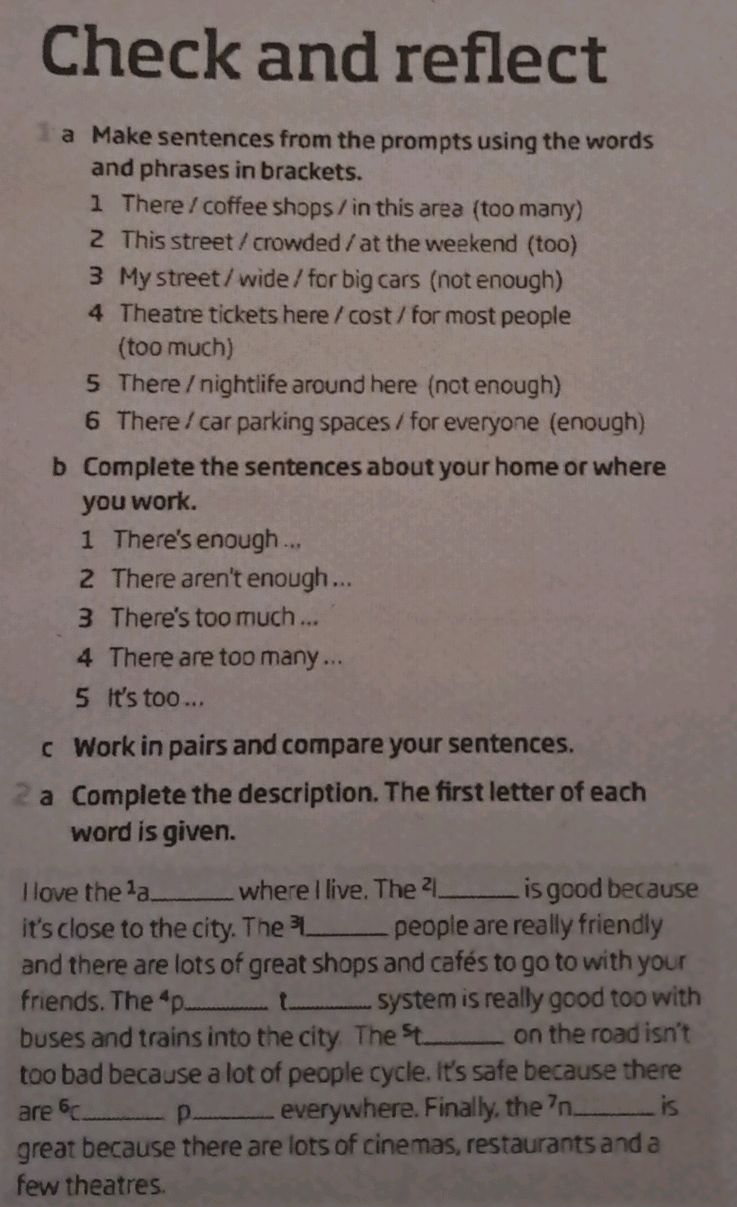 a Make sentences from the prompts using the | StudyX