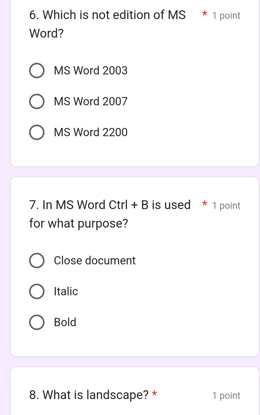 6. Which is not edition of MS Word? MS Word | StudyX