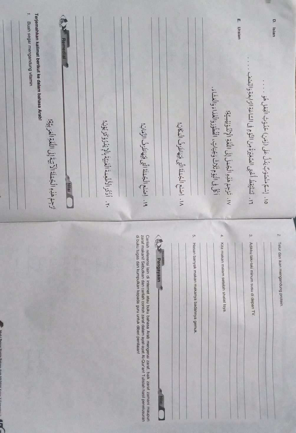 Terjemahkan kalimat berikut ke dalam bahasa | StudyX