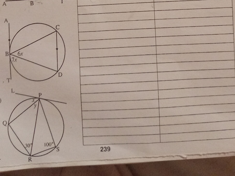 The image contains two diagrams of circles | StudyX