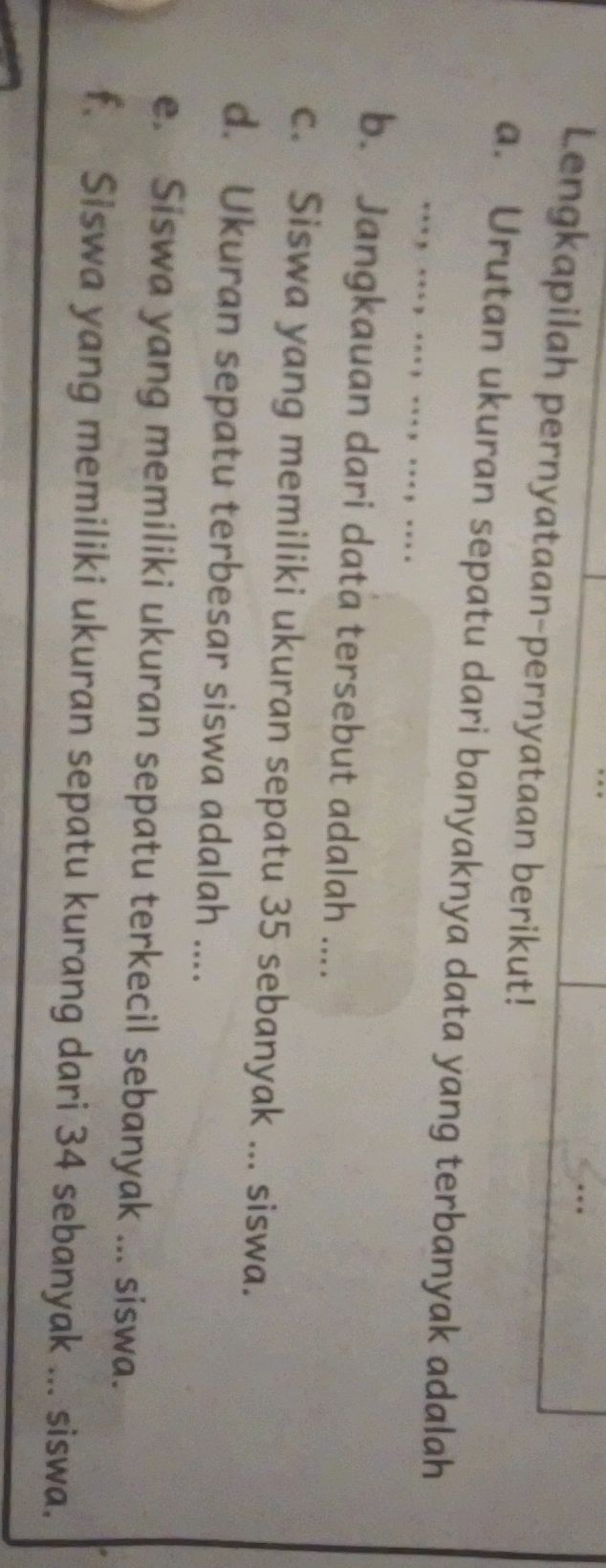 Lengkapilah pernyataan-pernyataan berikut! | StudyX