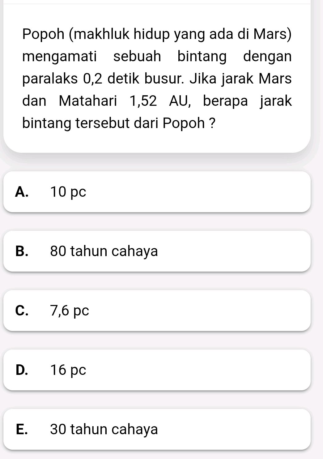 Popoh (makhluk hidup yang ada di Mars) | StudyX