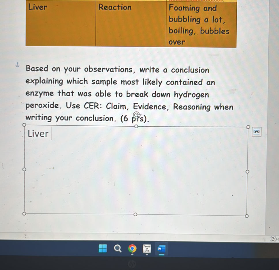 Based on your observations, write a | StudyX