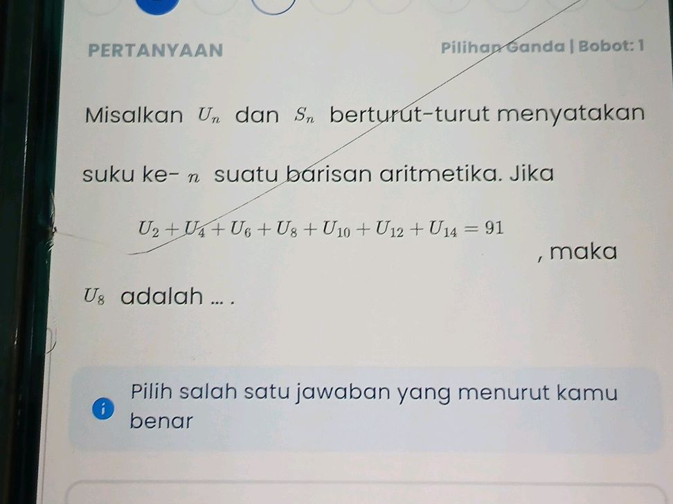 Misalkan U N Dan S N Berturut Turut Studyx