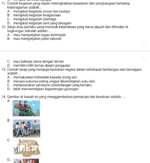 11. Contoh kegiatan yang dapat meningkatkan | StudyX