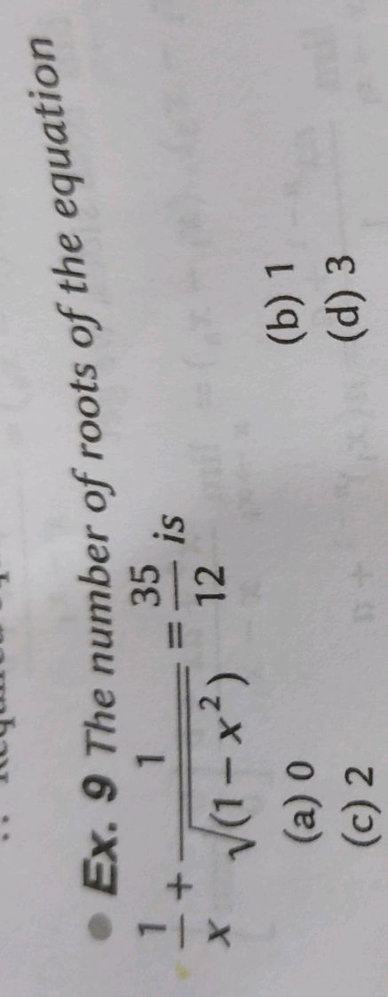 Ex. 9 The number of roots of the equation $ | StudyX