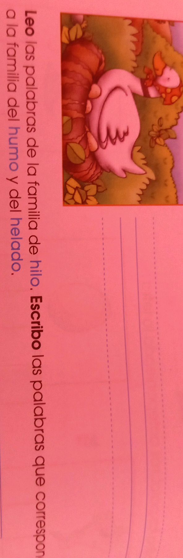 Leo las palabras de la familia de hilo. | StudyX