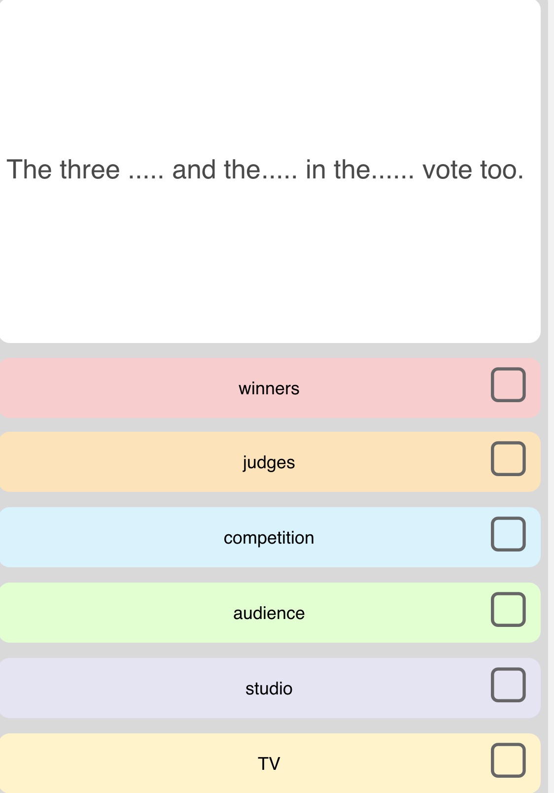 The three ..... and the..... in the..... | StudyX