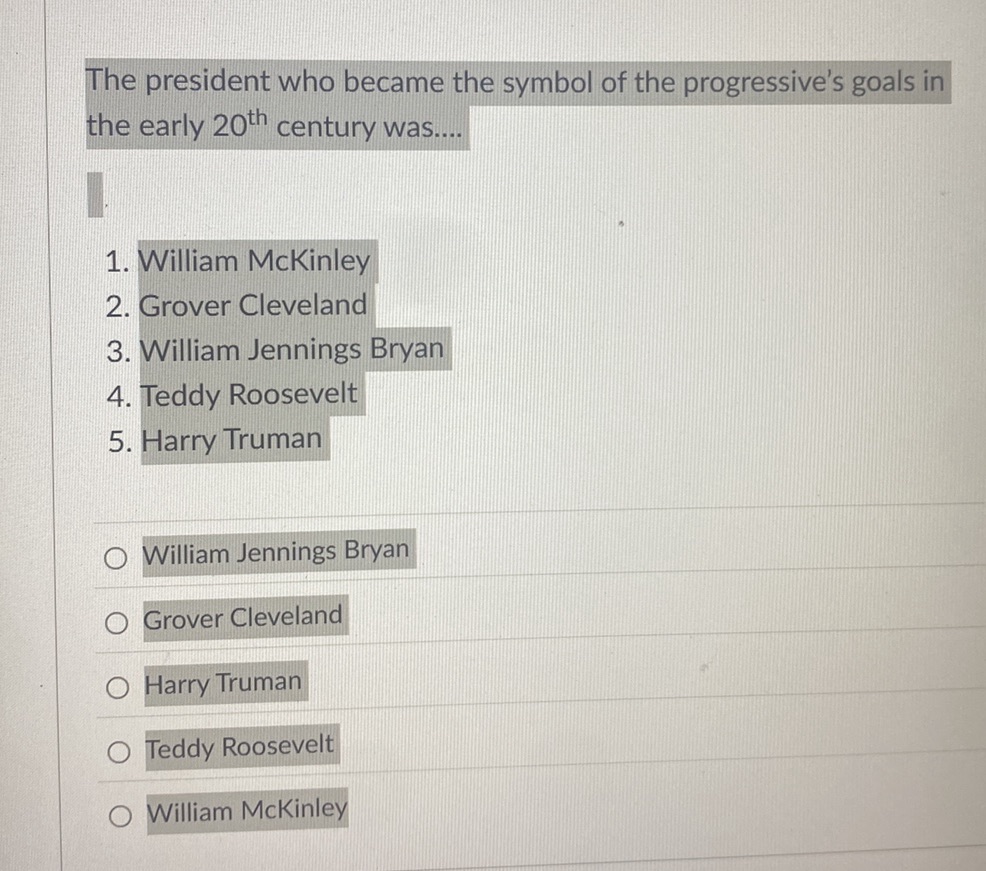 The president who became the symbol of the | StudyX
