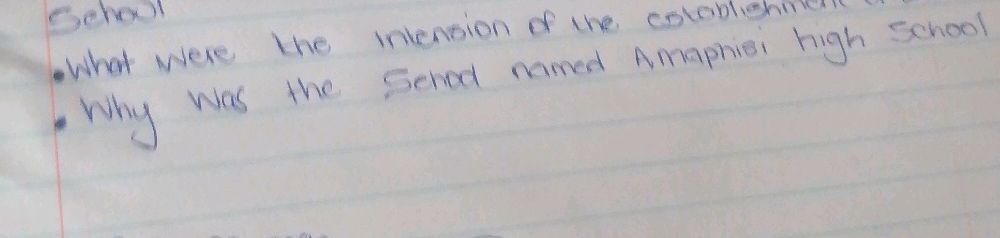 What were the intension of the | StudyX