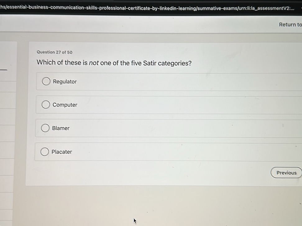Which of these is *not* one of the five | StudyX