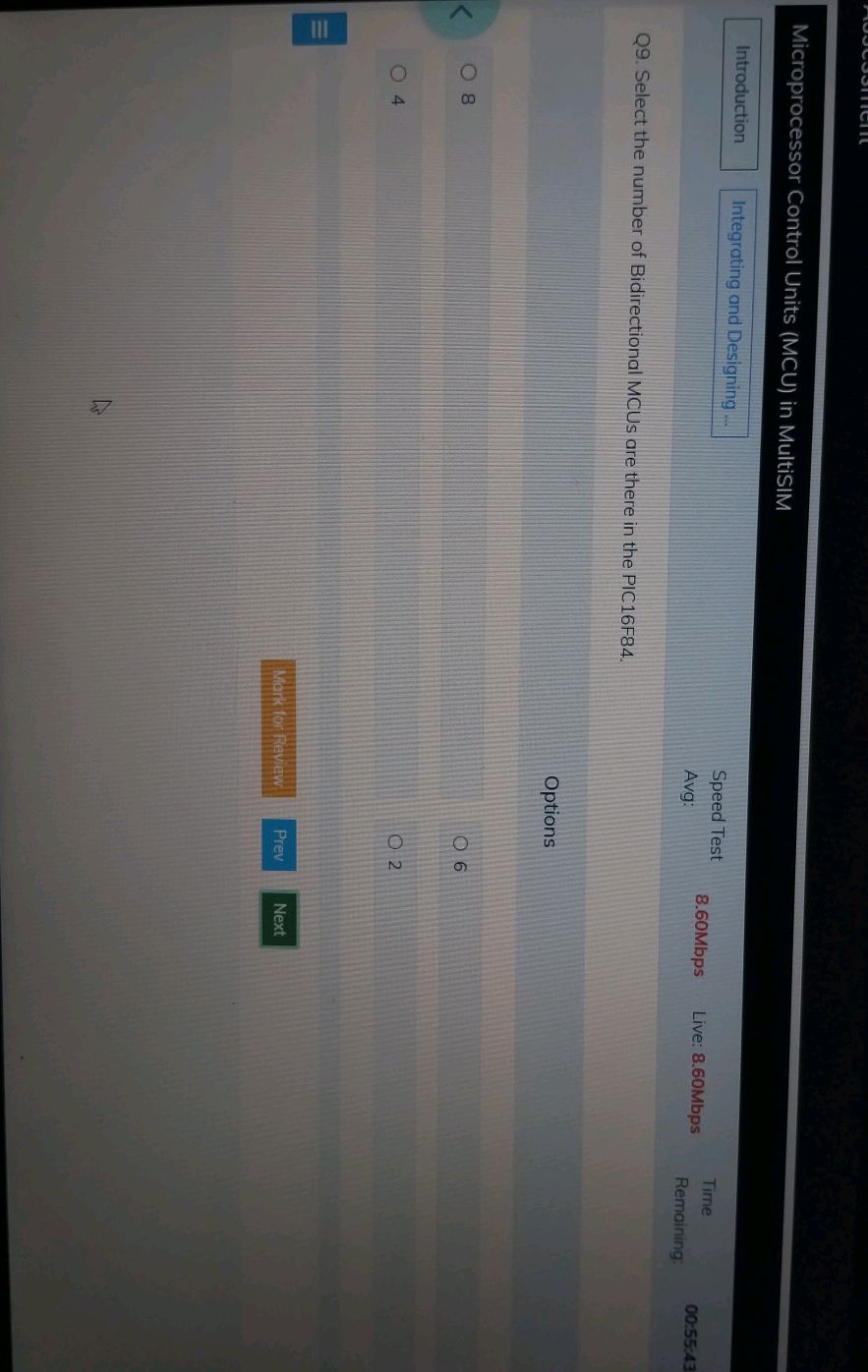Q9. Select the number of Bidirectional MCUs | StudyX
