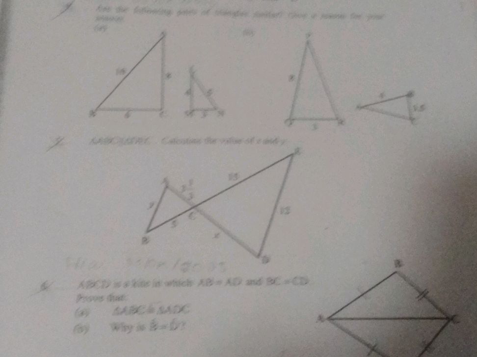 ABCD is a kite in which AB = AD and BC = CD | StudyX