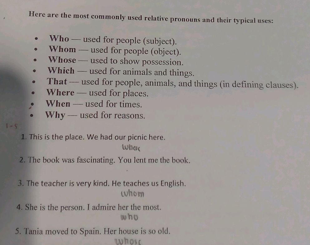 Here are the most commonly used relative | StudyX