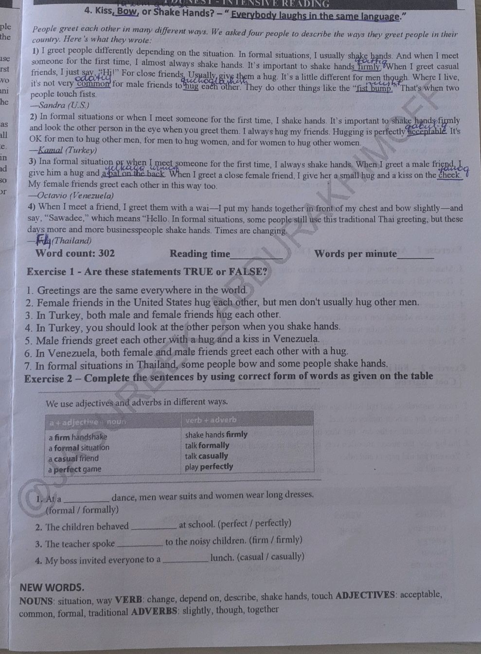 Exercise 1 - Are these statements TRUE or | StudyX