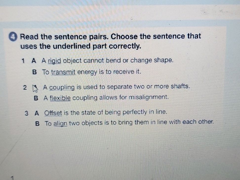 Read the sentence pairs. Choose the sentence | StudyX