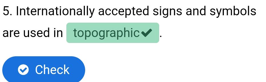 5. Internationally accepted signs and | StudyX