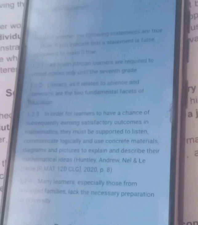 Determine whether the following statements | StudyX