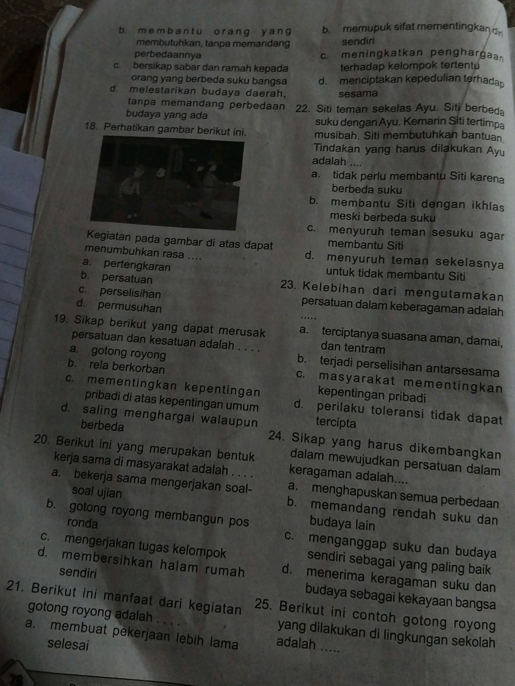 18. Perhatikan gambar berikut ini. Kegiatan | StudyX