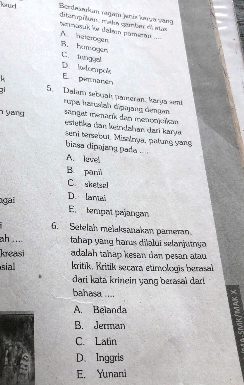 Berdasarkan ragam jenis karya yang | StudyX