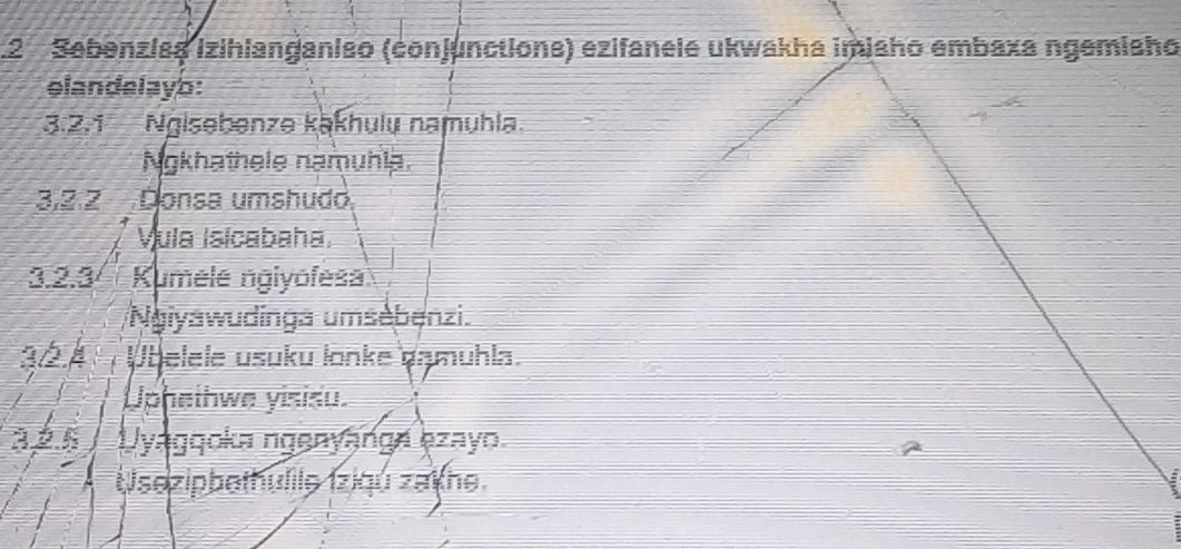 2 Sebenzleş izihlanganiso (conjunctione) | StudyX
