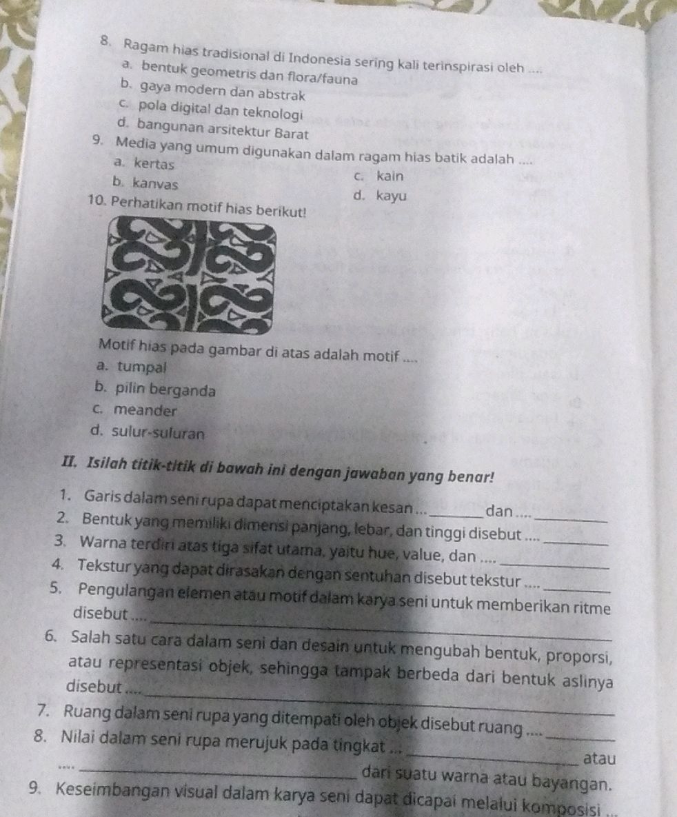 8. Ragam hias tradisional di Indonesia | StudyX