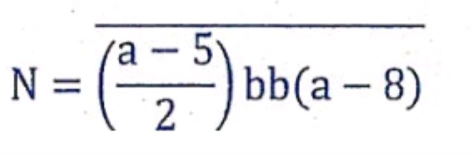Solving for N in the equation N = | StudyX