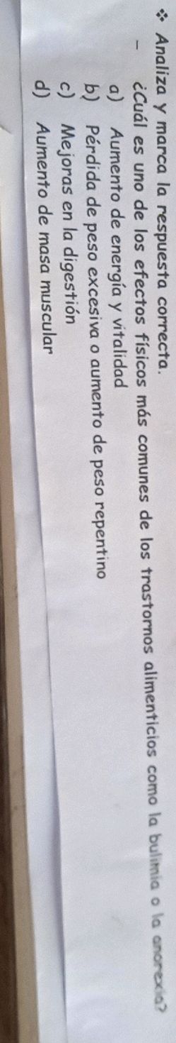¿Cuál es uno de los efectos físicos más | StudyX