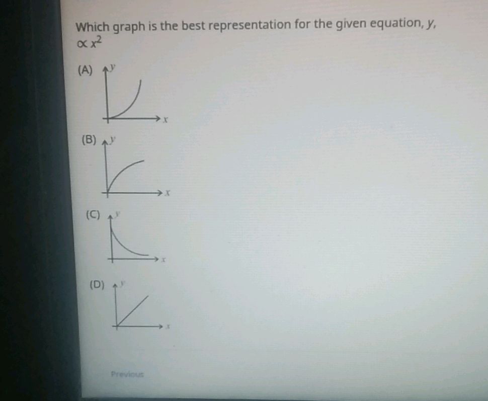 Which graph is the best representation for | StudyX
