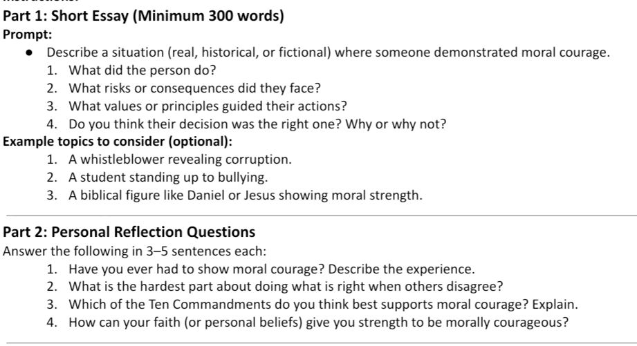 Part 1: Short Essay (Minimum 300 words) | StudyX