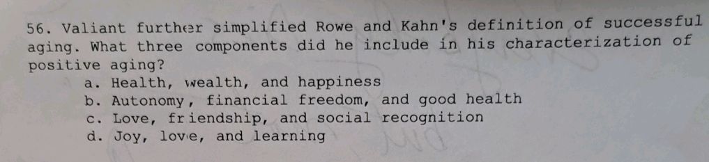 56. Valiant further simplified Rowe and | StudyX