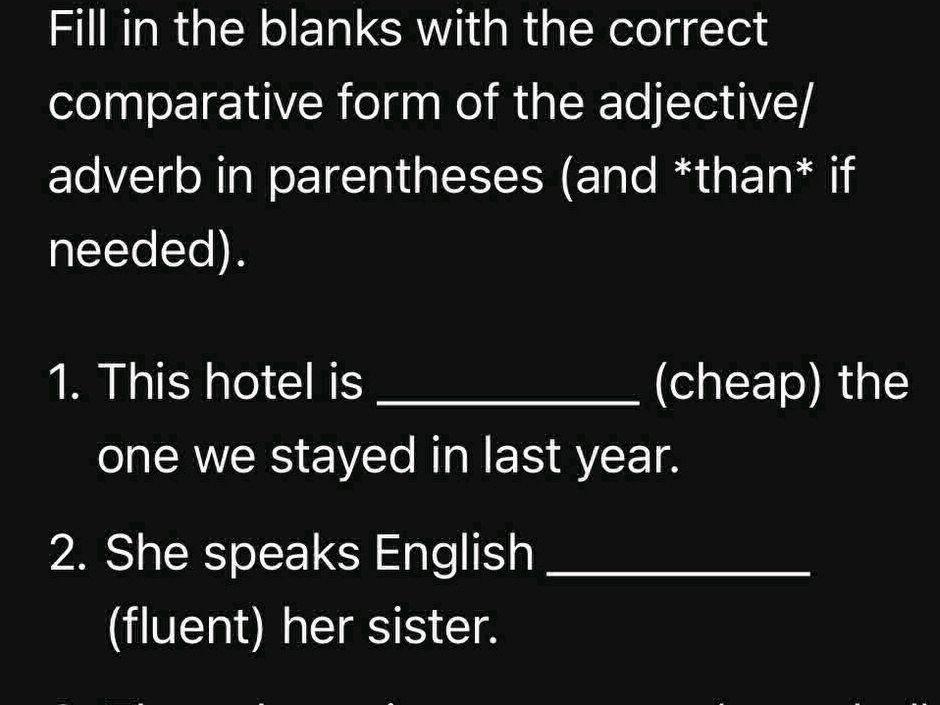 Fill in the blanks with the correct | StudyX