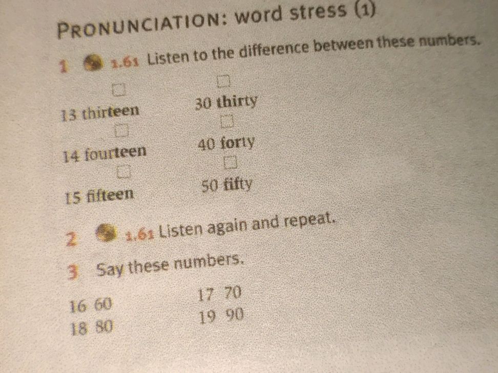 1. Listen to the difference between these | StudyX