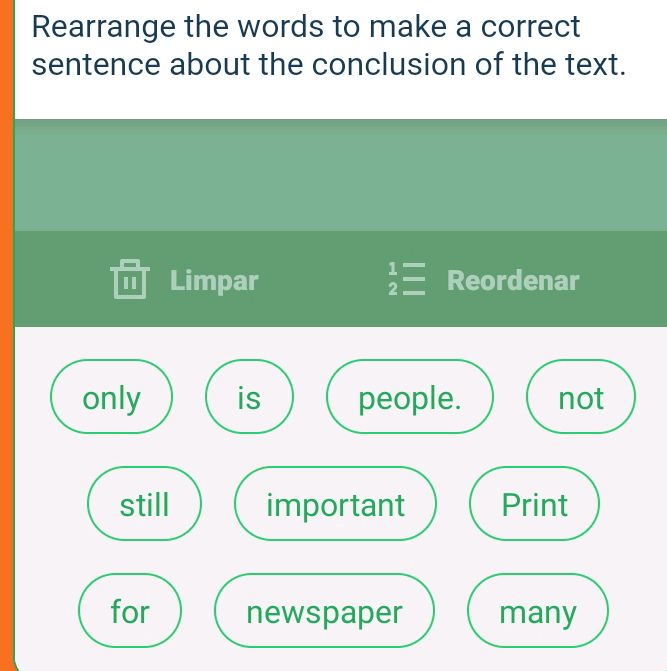 Rearrange the words to make a correct | StudyX