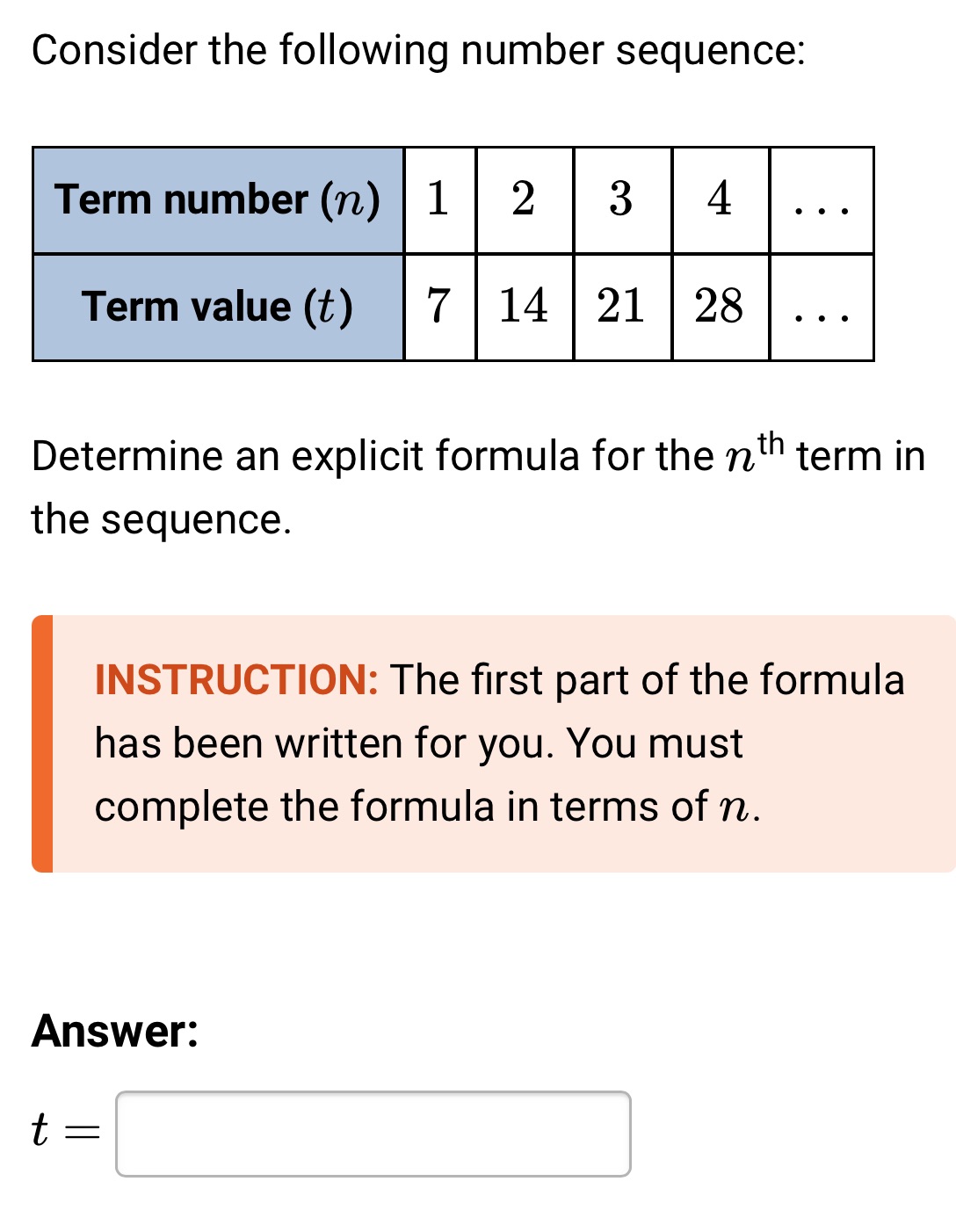 Consider the following number sequence: | | StudyX