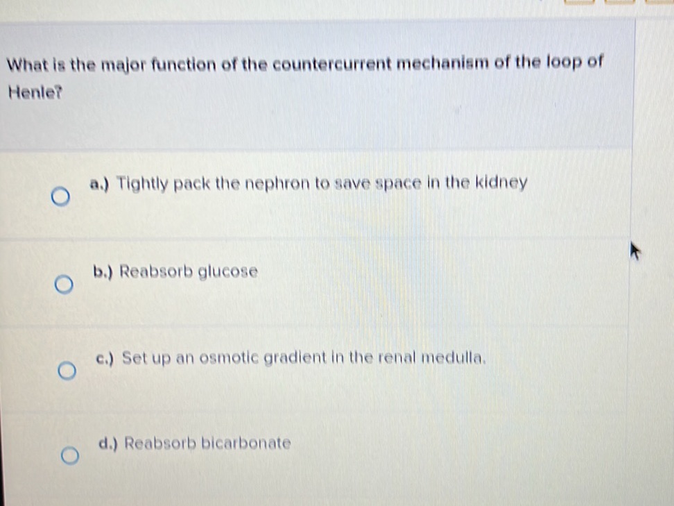 What is the major function of the | StudyX