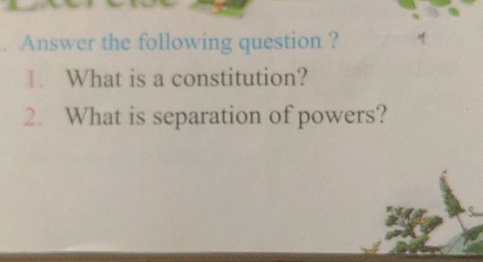 Answer the following question? 1. What is a | StudyX