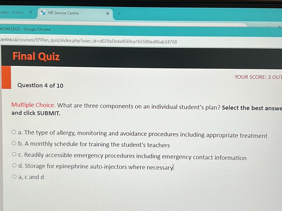 Multiple Choice. What are three components | StudyX