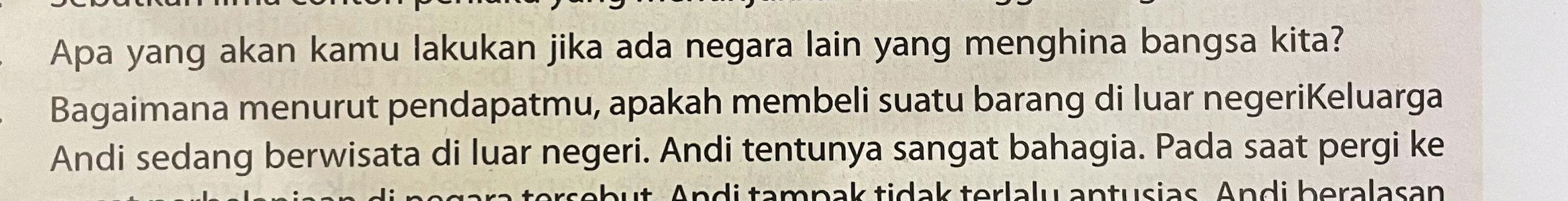 Apa yang akan kamu lakukan jika ada negara | StudyX