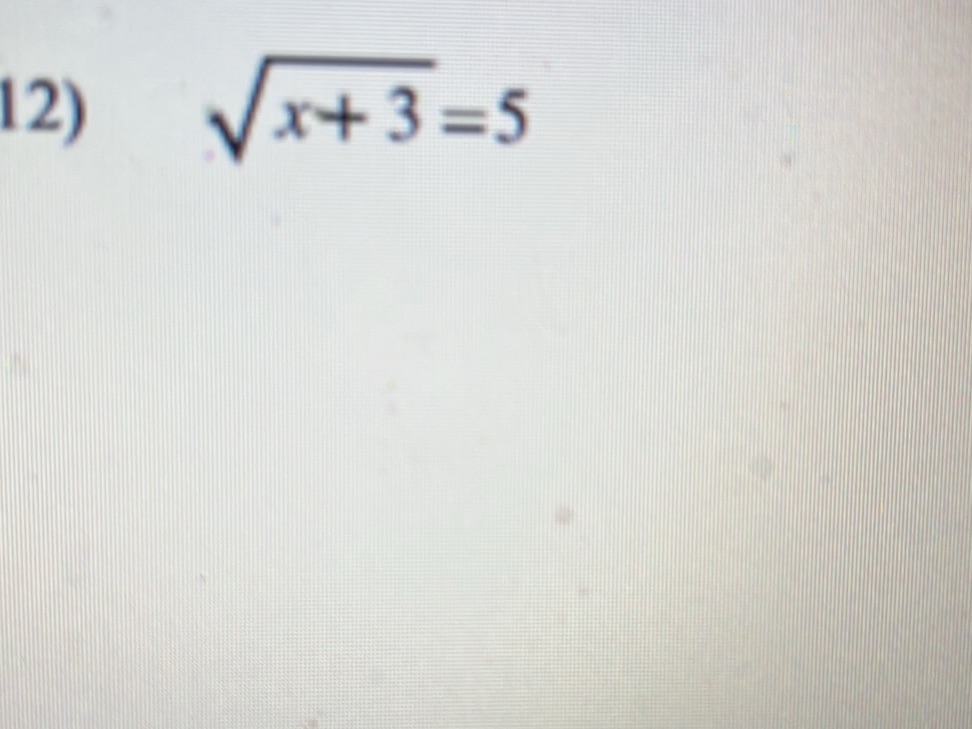 Solving Square Root Equations: Find x in | StudyX