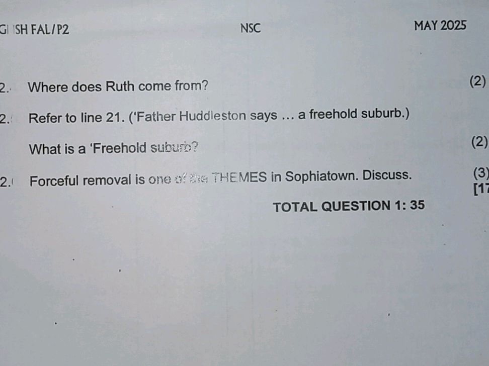 2. Where does Ruth come from? 2. Refer to | StudyX
