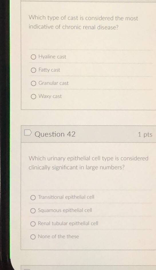 Which type of cast is considered the most | StudyX