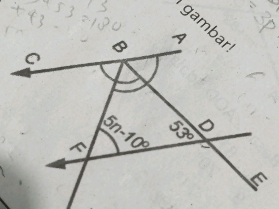 The image shows a geometric diagram with | StudyX