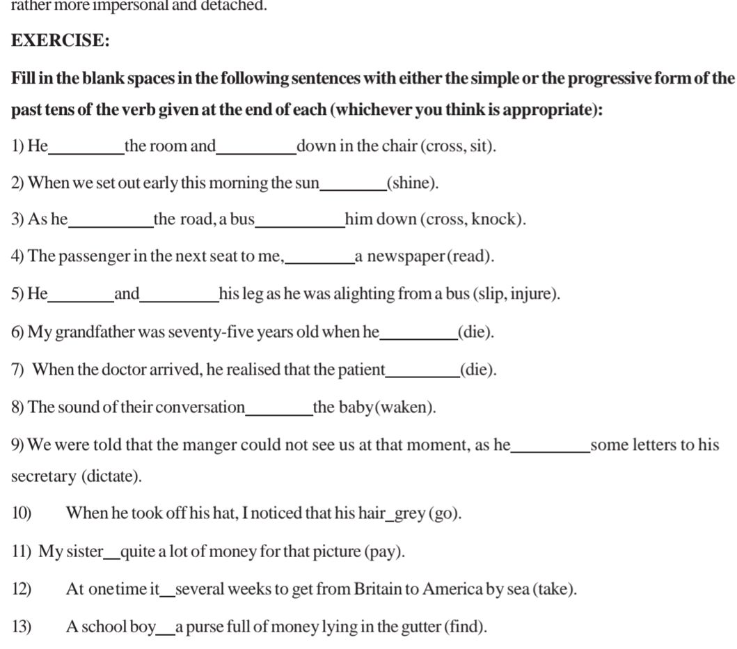 Fill in the blank spaces in the following | StudyX