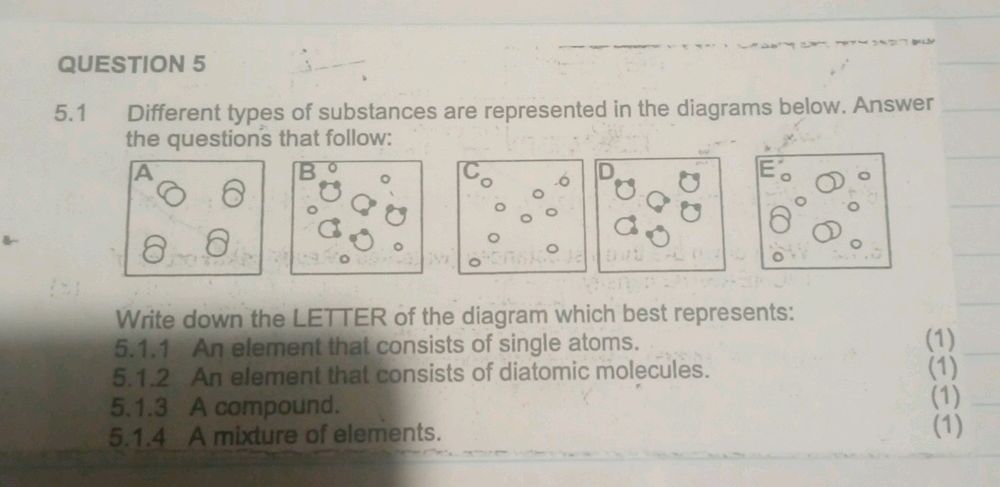 Different types of substances are | StudyX