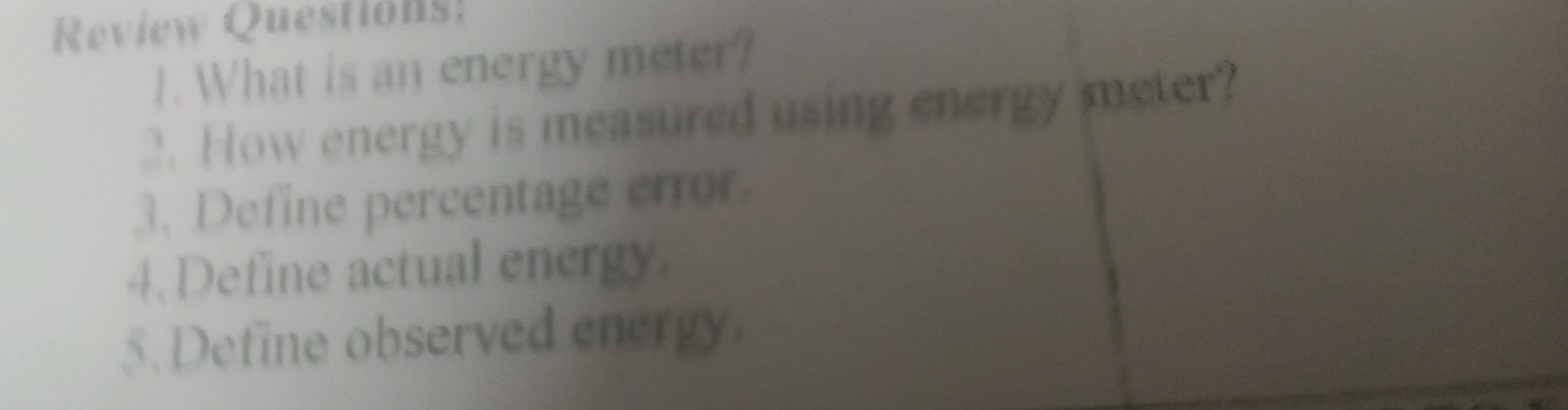 Review Questions: 1. What is an energy | StudyX