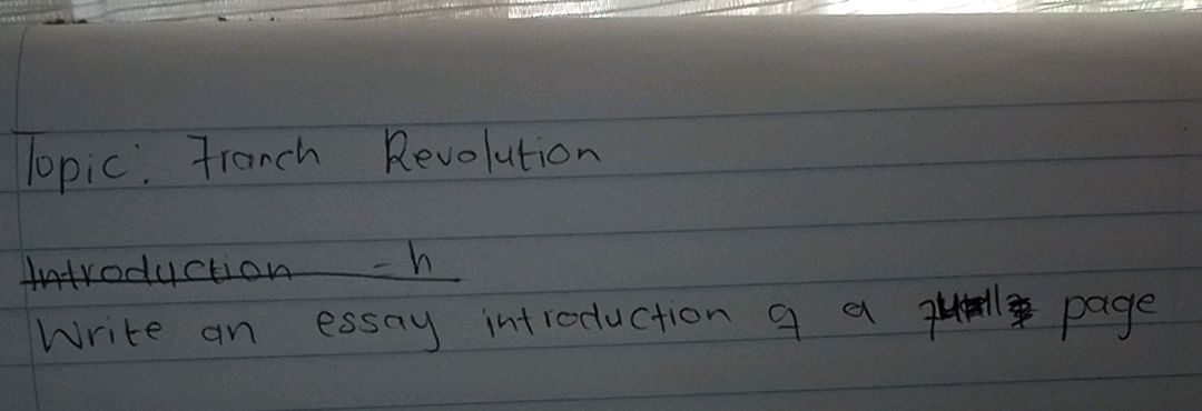 Write an essay introduction of a full page. | StudyX